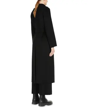 Max Mara Poldo Wool Belted Wrap Coat