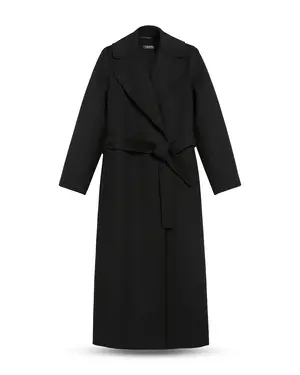 Max Mara Poldo Wool Belted Wrap Coat