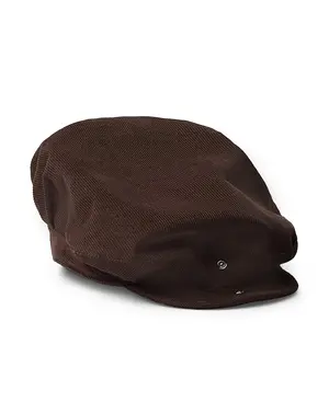 Prada Corduroy Cap - Ebony