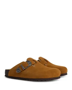 Etro X Birkestock Boston Shearling Lined Clogs - Coco