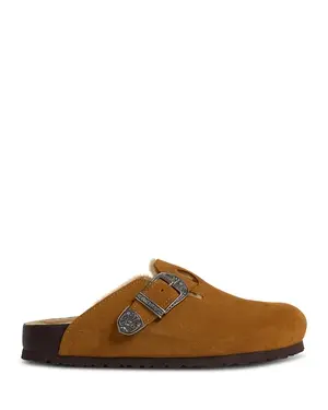 Etro X Birkestock Boston Shearling Lined Clogs