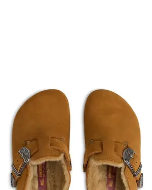 Etro X Birkestock Boston Shearling Lined Clogs