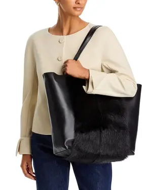 TOTEME Roam Goat Hair Tote