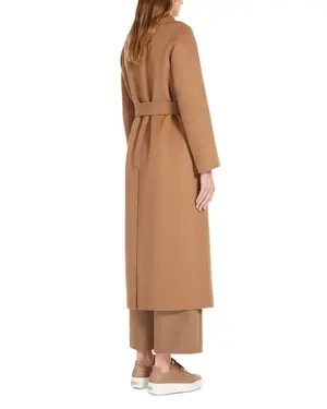 Max Mara Poldo Wool Belted Wrap Coat