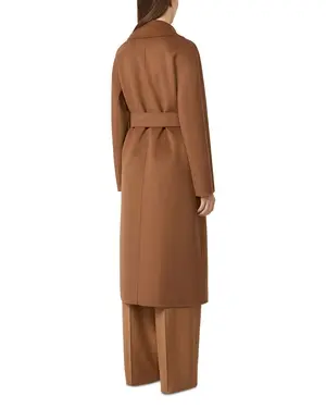 Max Mara Mstcles Wool, Silk & Cashmere Blend Robe Coat
