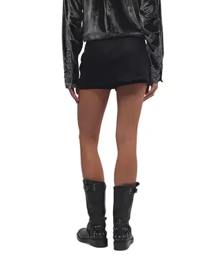 Free People Gallivanting Faux Suede Skort