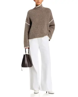 A.REN A. Ren Brienne Oversized Mock Neck Sweater