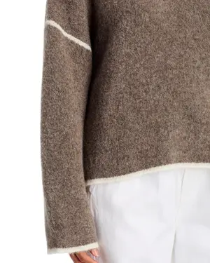 A.REN A. Ren Brienne Oversized Mock Neck Sweater