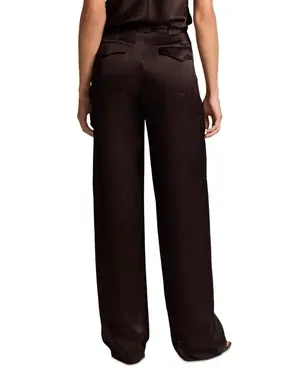 Vince Satin High Waisted Utility Pants