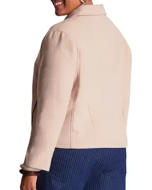 ESTELLE Macarra Collared Jacket - Stone