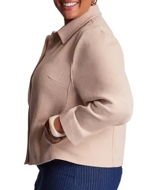 ESTELLE Macarra Collared Jacket - Stone