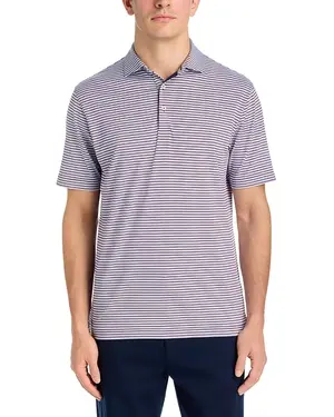 Peter Millar Brooks Performance Jersey Polo - Bordeaux