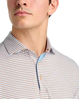 Peter Millar Brooks Performance Jersey Polo - Dark Amber
