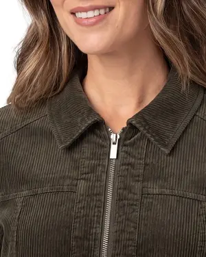 LIVERPOOL Collared Zip Front Bomber Jacket