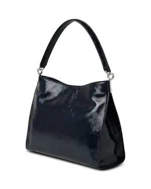 Veronica Beard Bea Crinkled Leather Crossbody