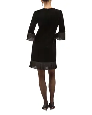 HOBBS LONDON Petites Ashley Velvet Mini Dress