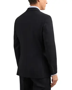 REISS Muse Wool Tailored Fit Double Breasted Flannel Blazer