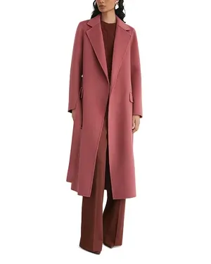 REISS Petites Wool Blend Long Coat