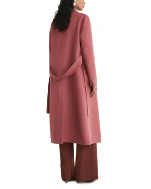 REISS Petites Wool Blend Long Coat