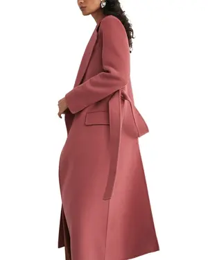 REISS Petites Wool Blend Long Coat