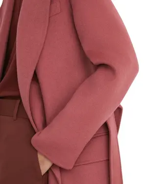 REISS Petites Wool Blend Long Coat