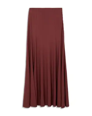 REISS Stretch Jersey Maxi Skirt