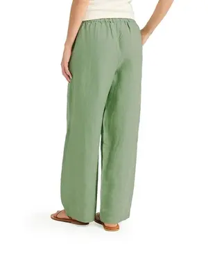 VITAMIN A Parker Linen Pant - Sage