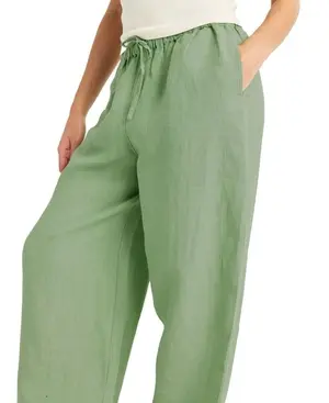 VITAMIN A Parker Linen Pant - Sage