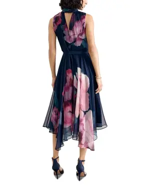 PHASE EIGHT Lucinda Handkerchief Hem Midi Dress