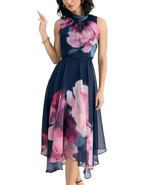 PHASE EIGHT Lucinda Handkerchief Hem Midi Dress