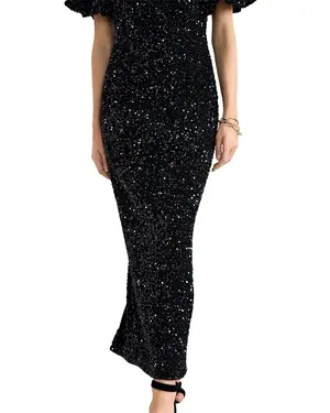 PHASE EIGHT Elaina Sequin Maxi Dress