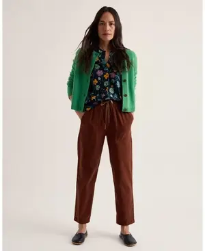 SEASALT CORNWALL Sholl Tapered Joggers - Dark Nutmeg