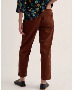 SEASALT CORNWALL Sholl Tapered Joggers - Dark Nutmeg