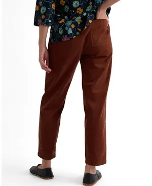 SEASALT CORNWALL Sholl Tapered Joggers - Dark Nutmeg