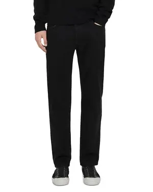 ALLSAINTS Regular Fit Straight Five Pocket Jeans - Black