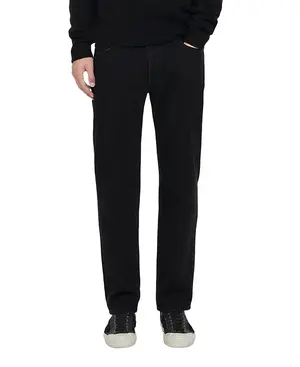 ALLSAINTS Regular Fit Straight Five Pocket Jeans - Black