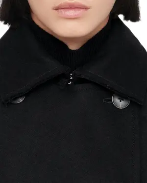 ALLSAINTS Tommie Wool Blend Peacoat