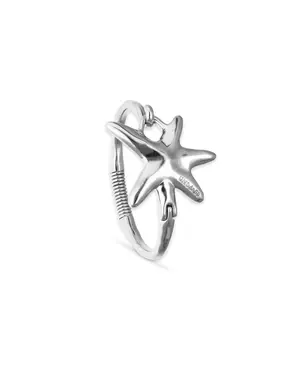 UNODE50 Tone Rigid Star Bangle Bracelet