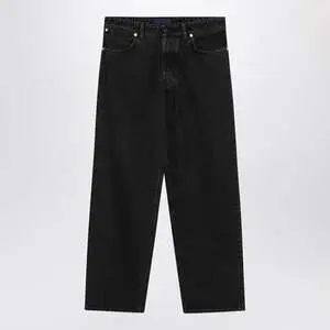 Stone Island Straight Leg Denim Jeans - Black