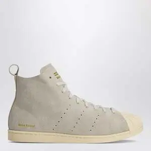 WALES BONNER X ADIDAS Superstar Hi Sneakers With Metallic Accents - Grey
