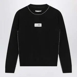 MAISON MARGIELA Wool-blend Sweater With Contrast Trim