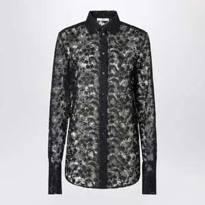 Fendi Peony Lace Gradient Effect Shirt
