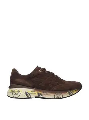 Premiata Low-top Suede Sneaker - Marrone