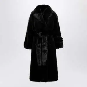 BB COUTURE Jackie Double-breasted Belted Coat