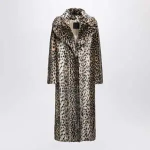 BB COUTURE Leopard-print Faux Fur Coat For