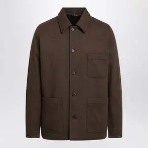 Prada Virgin Wool Shirt Jacket