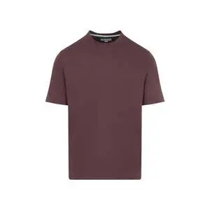 Canali Cotton Crew Neck T-shirt - Red