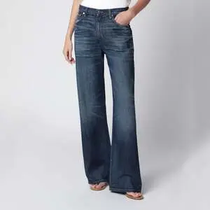 HAIKURE Washed Straight-leg Jeans