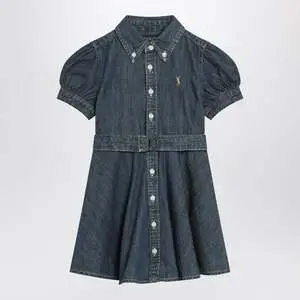 Polo Ralph Lauren Ribbed Mini Denim Dress