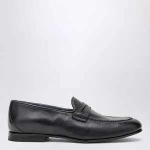 STURLINI Savio Navy Leather Loafers - Blue